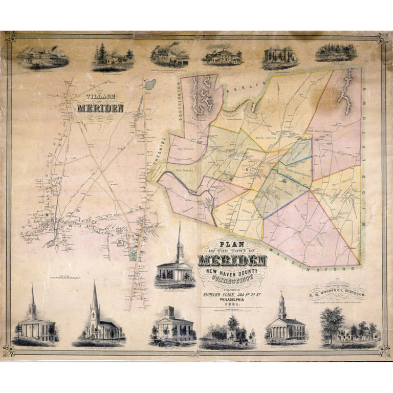 Town and City Maps – Connecticut History ILLUSTRATED