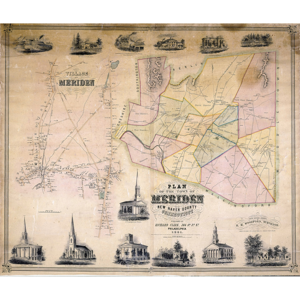 Town and City Maps – Connecticut History ILLUSTRATED