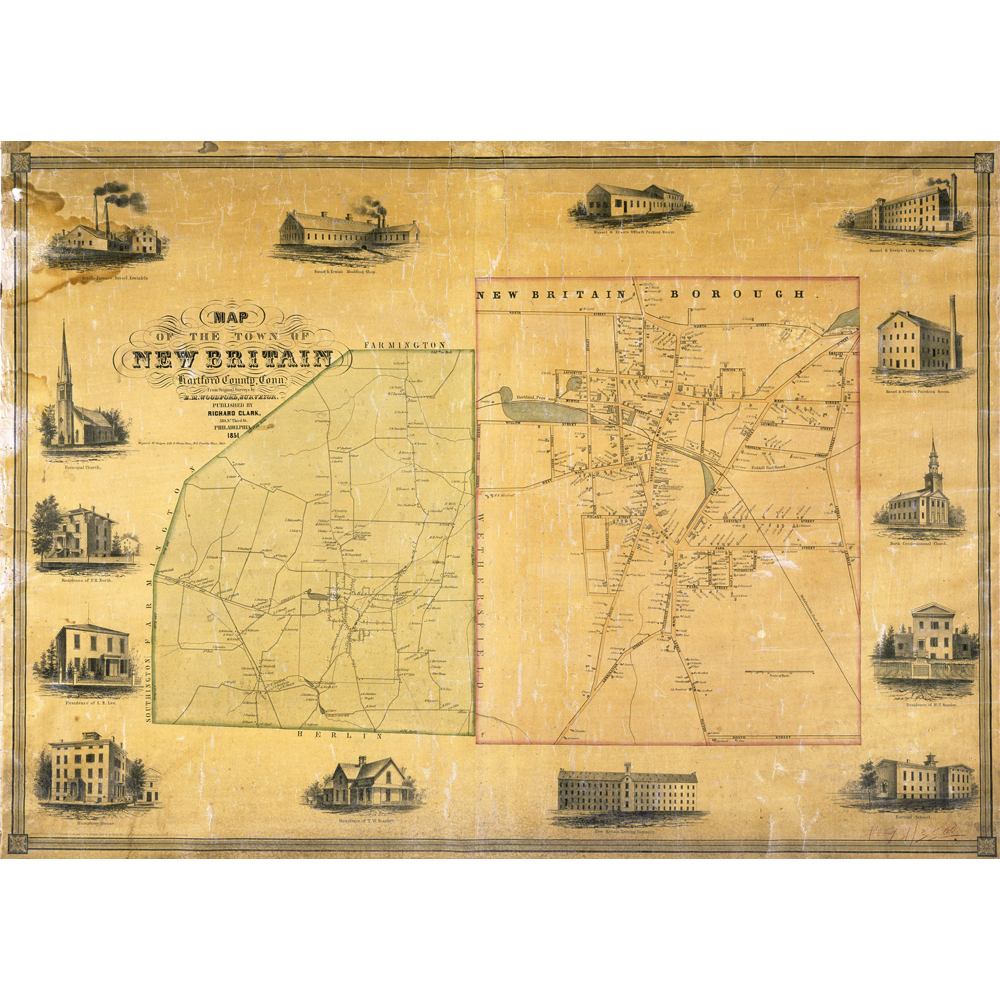 Town and City Maps – Connecticut History ILLUSTRATED