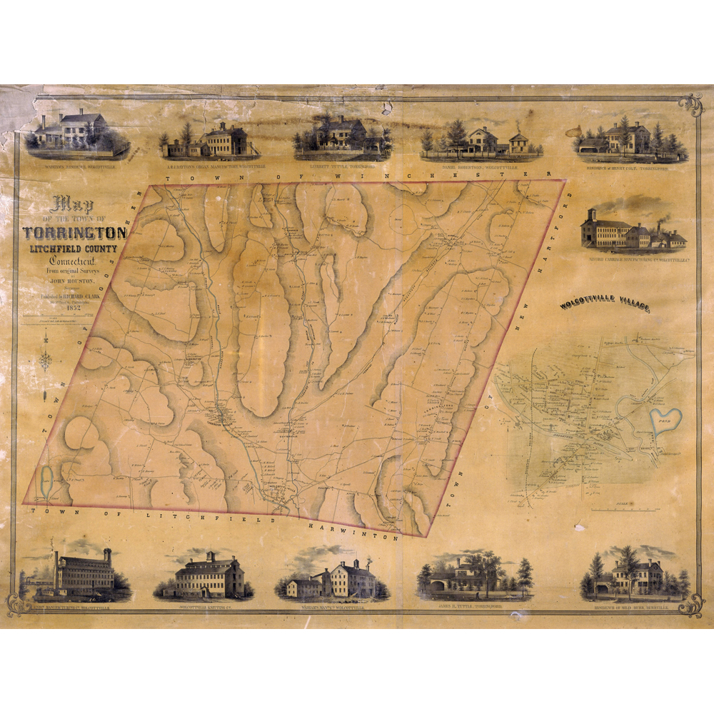 Town and City Maps – Connecticut History ILLUSTRATED